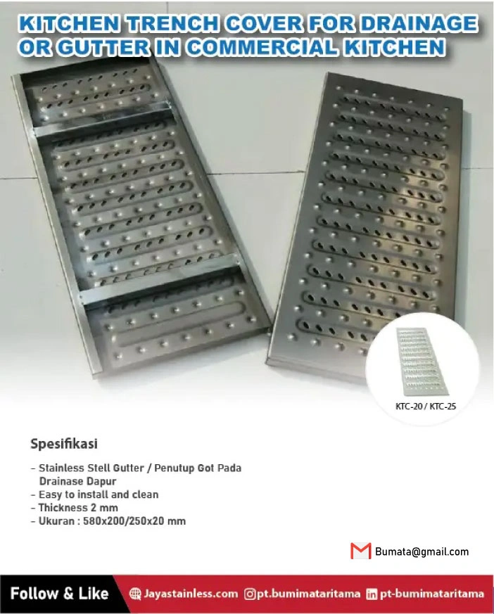 Grating Stainless/Drain Gutter - JayaStainless
