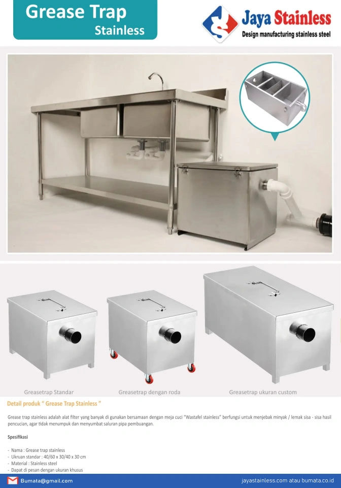 Grease Trap Stainless – JayaStainless