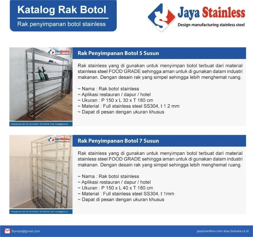 Rak Stainless - JayaStainless