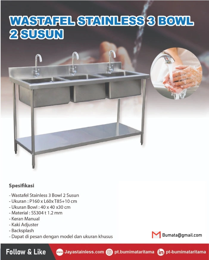 Wastafel Stainless/Kitchen Sink – JayaStainless