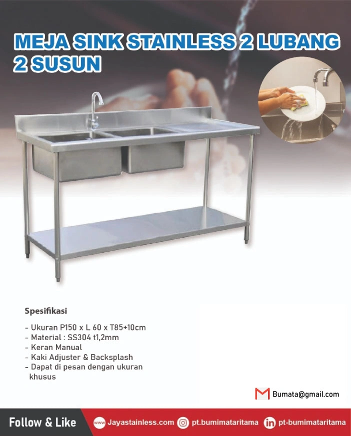 Wastafel Stainless/Kitchen Sink – JayaStainless