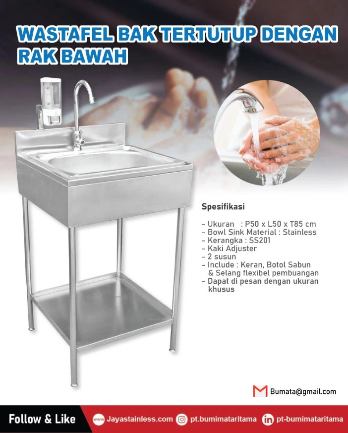 Wastafel Stainless/Kitchen Sink - JayaStainless