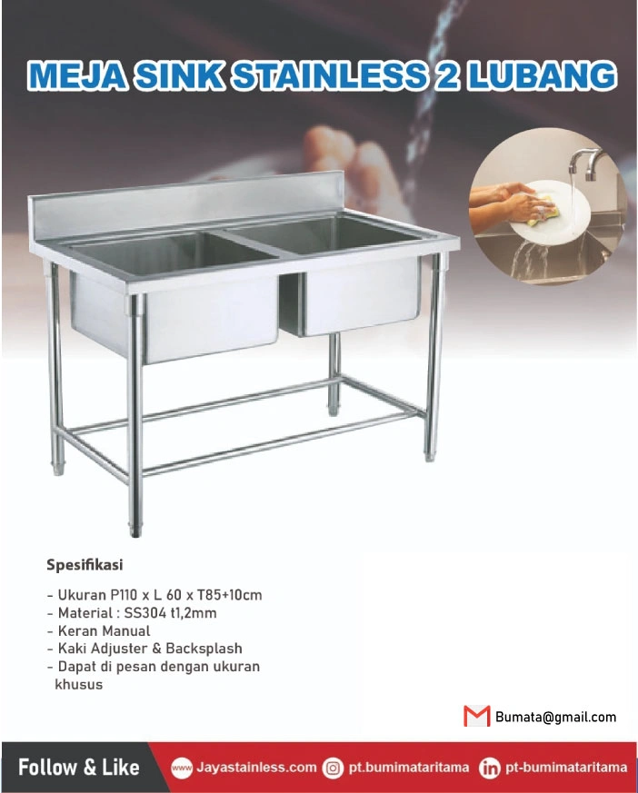 Wastafel Stainless/Kitchen Sink – JayaStainless