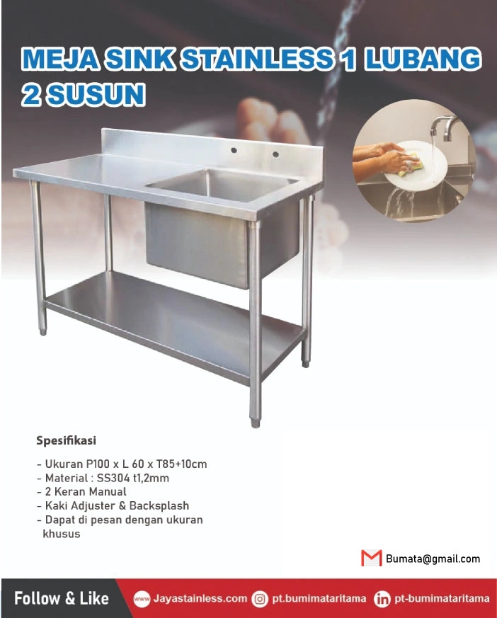 Wastafel Stainless/Kitchen Sink – JayaStainless
