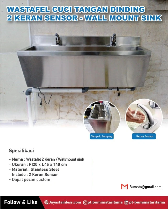 Wastafel Stainless/Kitchen Sink - JayaStainless