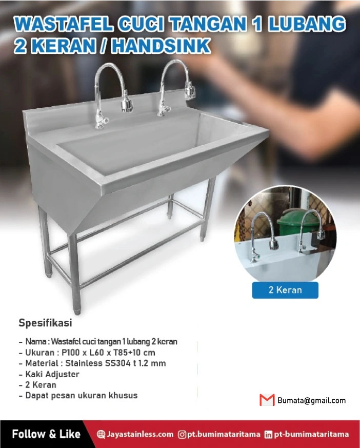 Wastafel Stainless/Kitchen Sink - JayaStainless