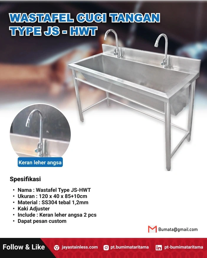 Wastafel Stainless/Kitchen Sink - JayaStainless