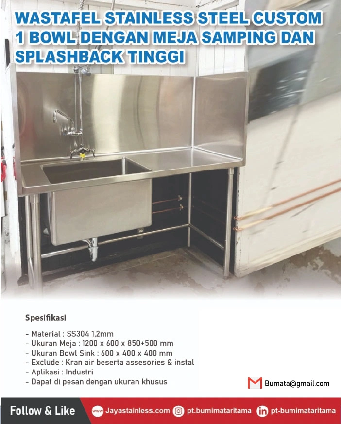 Wastafel Stainless/Kitchen Sink – JayaStainless