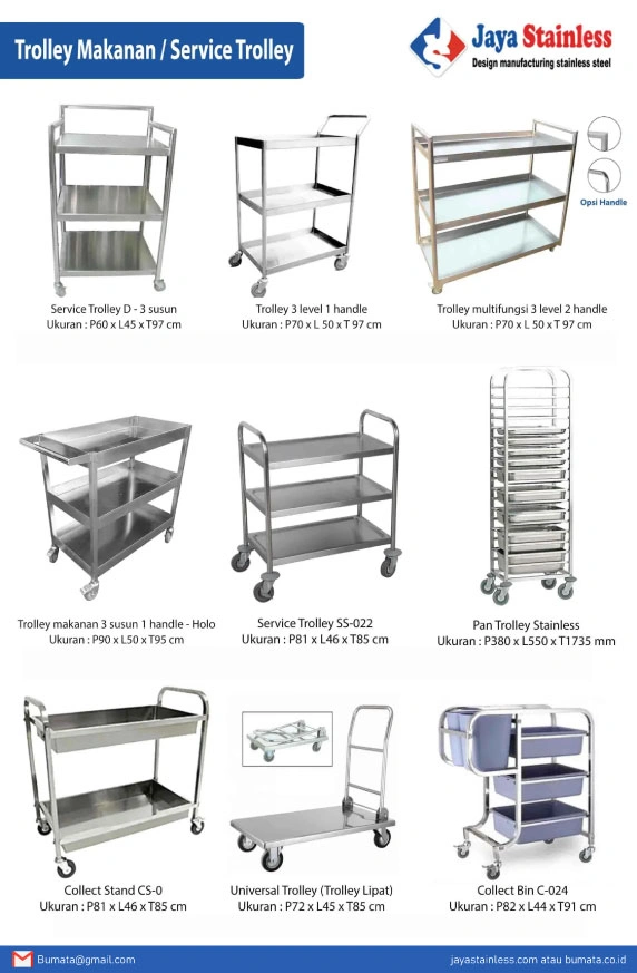 Trolley Stainless - JayaStainless