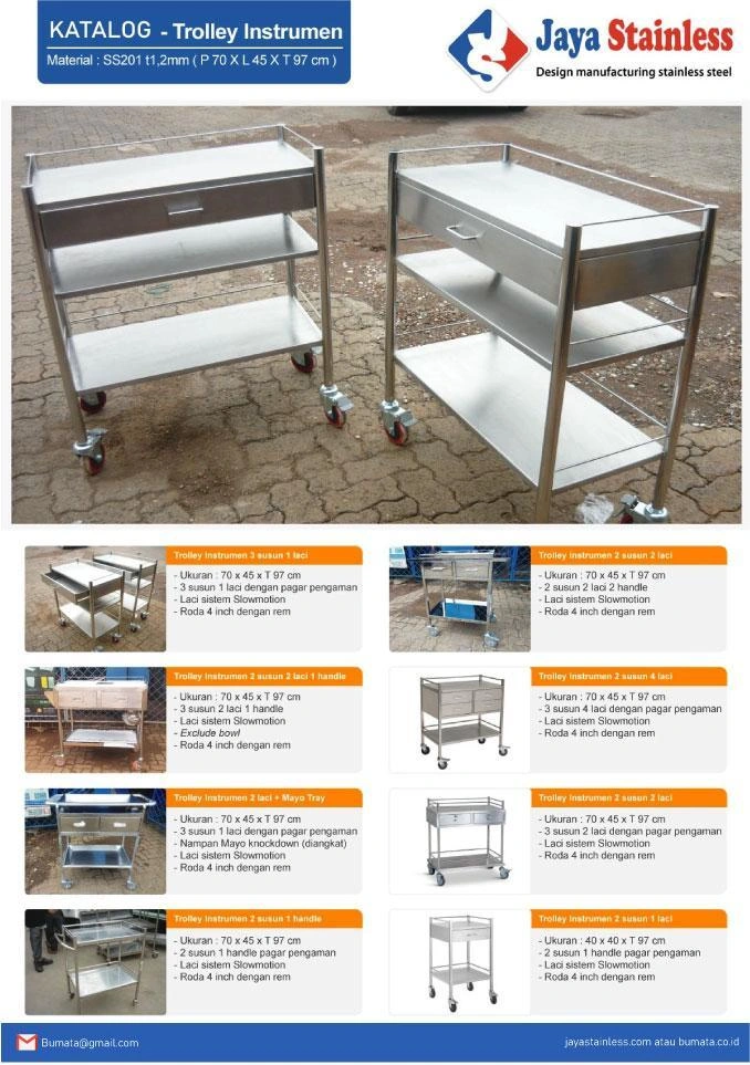 Trolley Stainless - JayaStainless