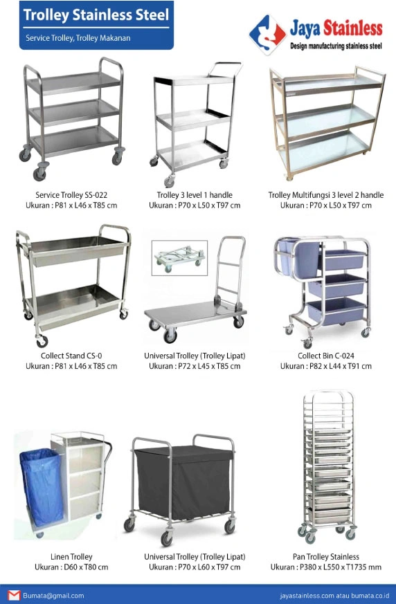 Trolley Stainless - JayaStainless