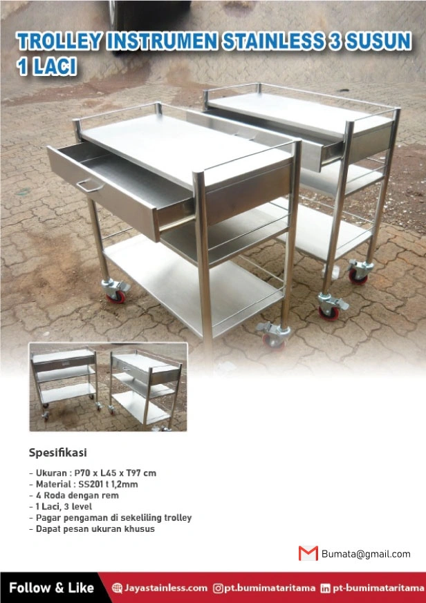 Trolley Stainless - JayaStainless