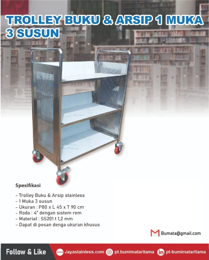 Trolley Stainless - JayaStainless