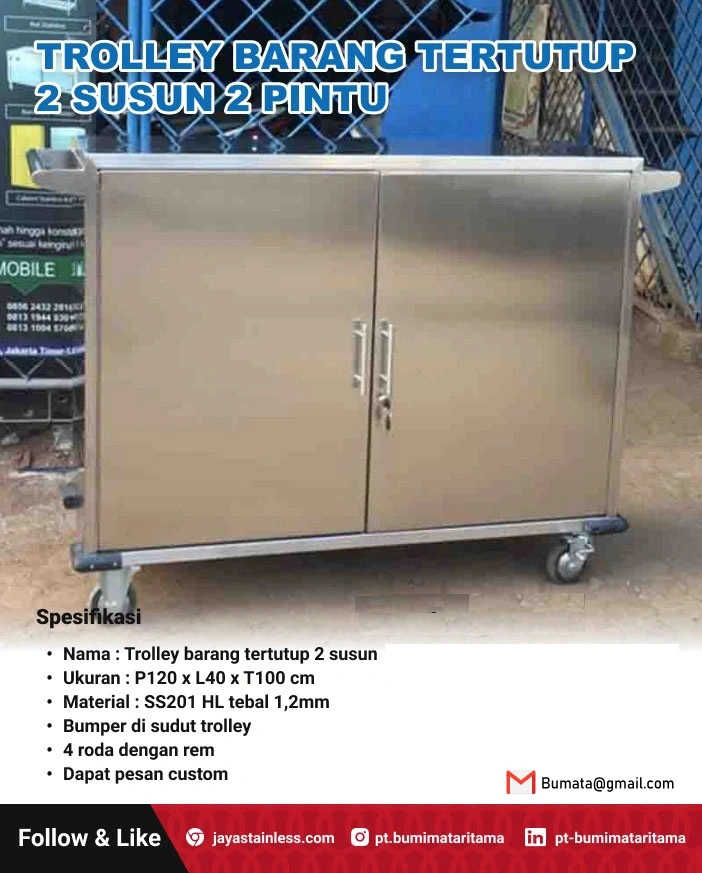 Trolley Stainless - JayaStainless